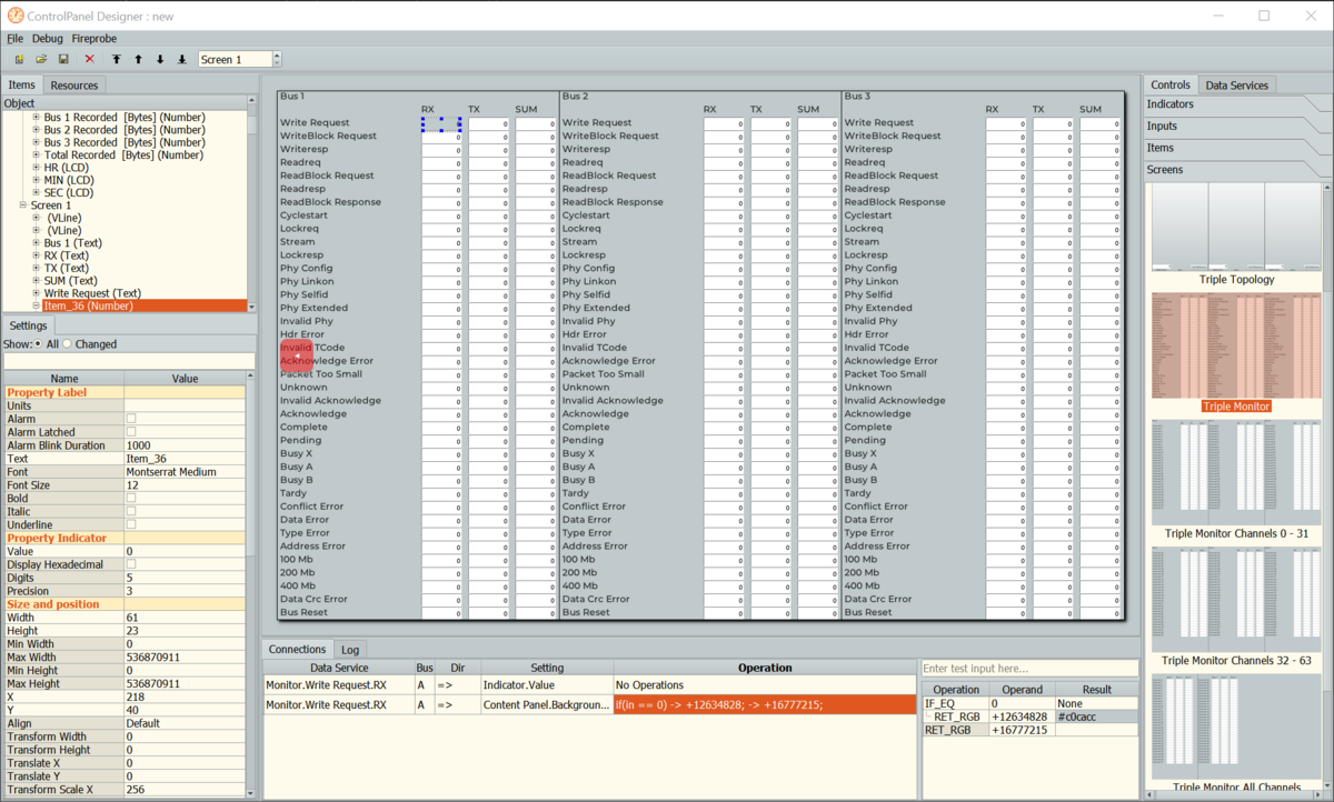 DapTechnology: Control Panel Designer